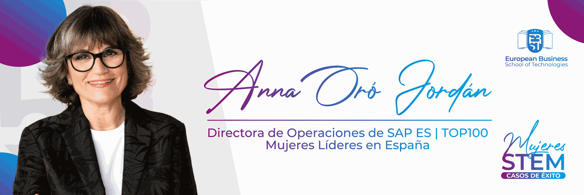 Mujeres STEM - Anna Oró | EuropeanBTech